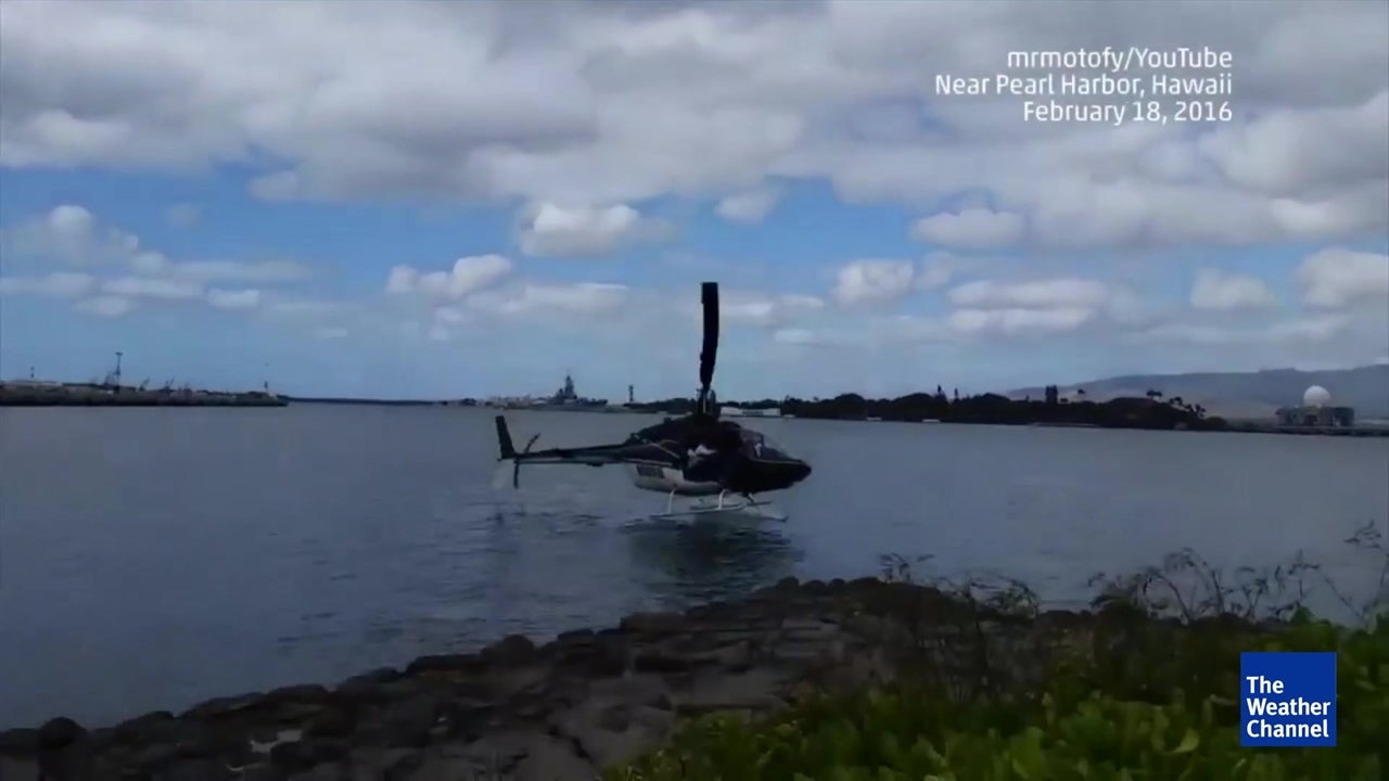 Helicopter Crash In Water