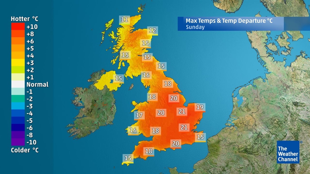Temperatures surging above-normal for weekend | The Weather Channel