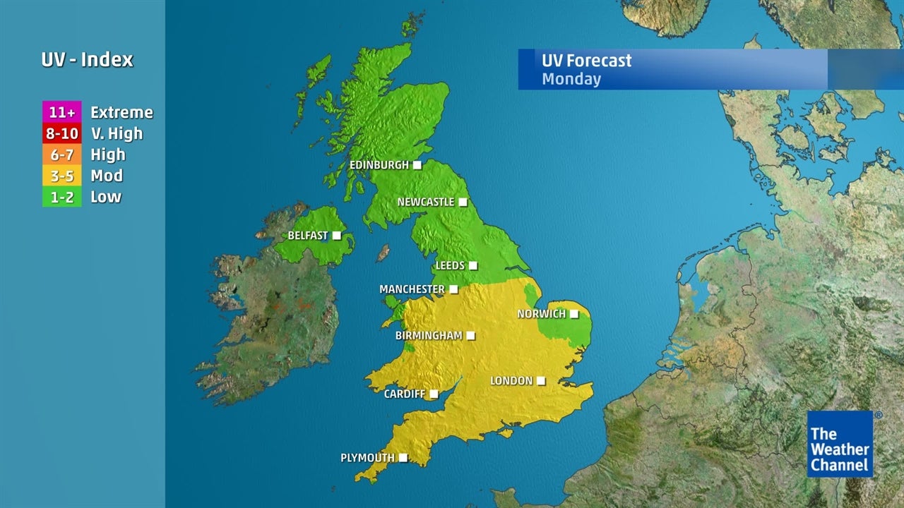 UV Index Where Is The Sun At Its Strongest The Weather Channel UV Index Where Is The Sun At Its Strongest The Weather Channel