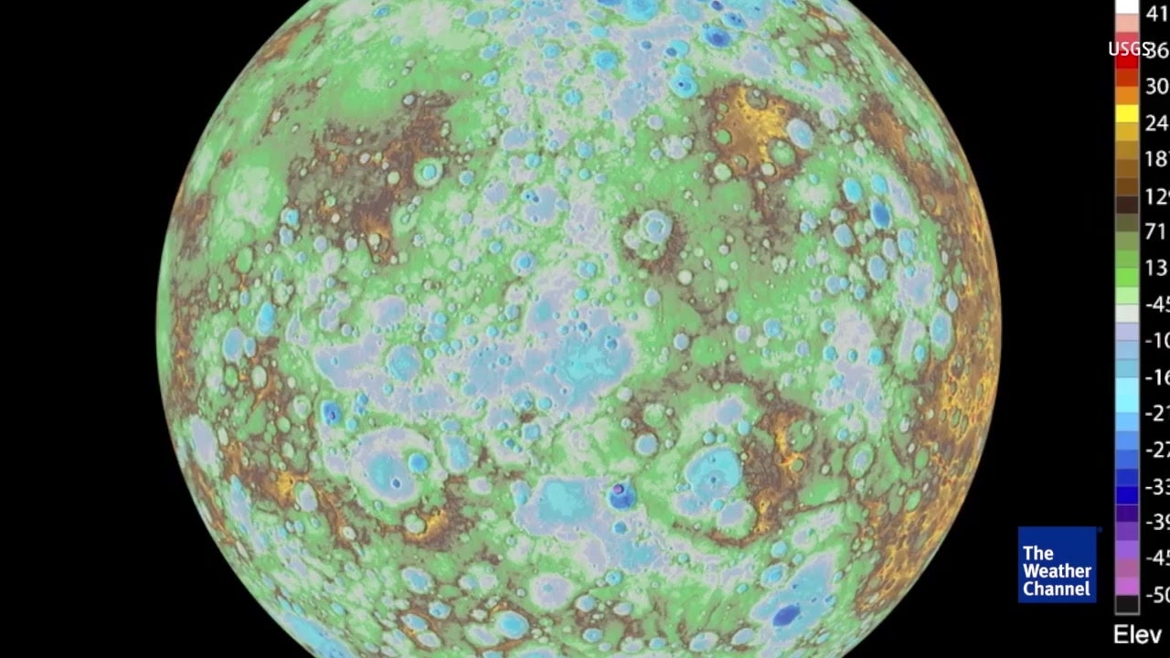 New Topographical Map Shows All of Mercury’s Mountains and Valleys ...
