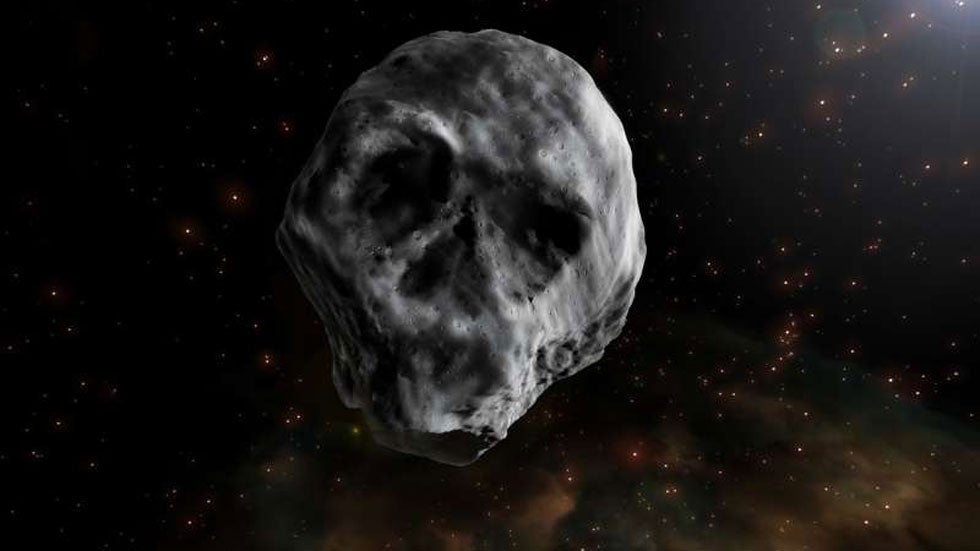 Spooky Skulllike Death Comet Asteroid To Zip Past Earth Defending