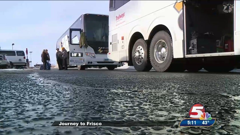 Bison fan bus heads to Frisco | The Weather Channel
