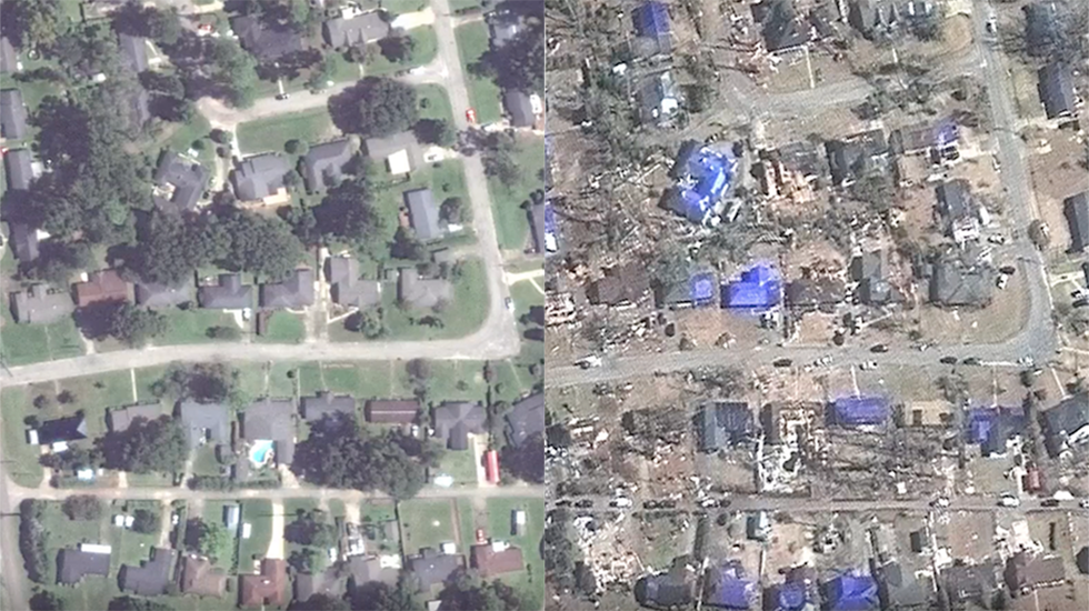 Before And After Tornado