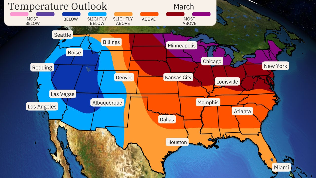 March Outlook Trends Warmer In Northeast, Midwest | Weather.com