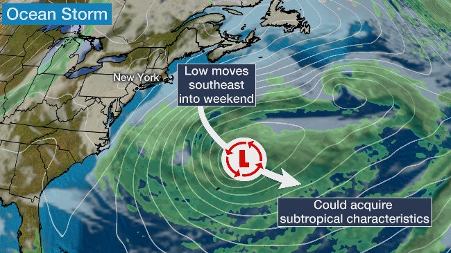 Strong Atlantic Ocean Storm Bringing Rain, High Winds, Coastal Flooding ...