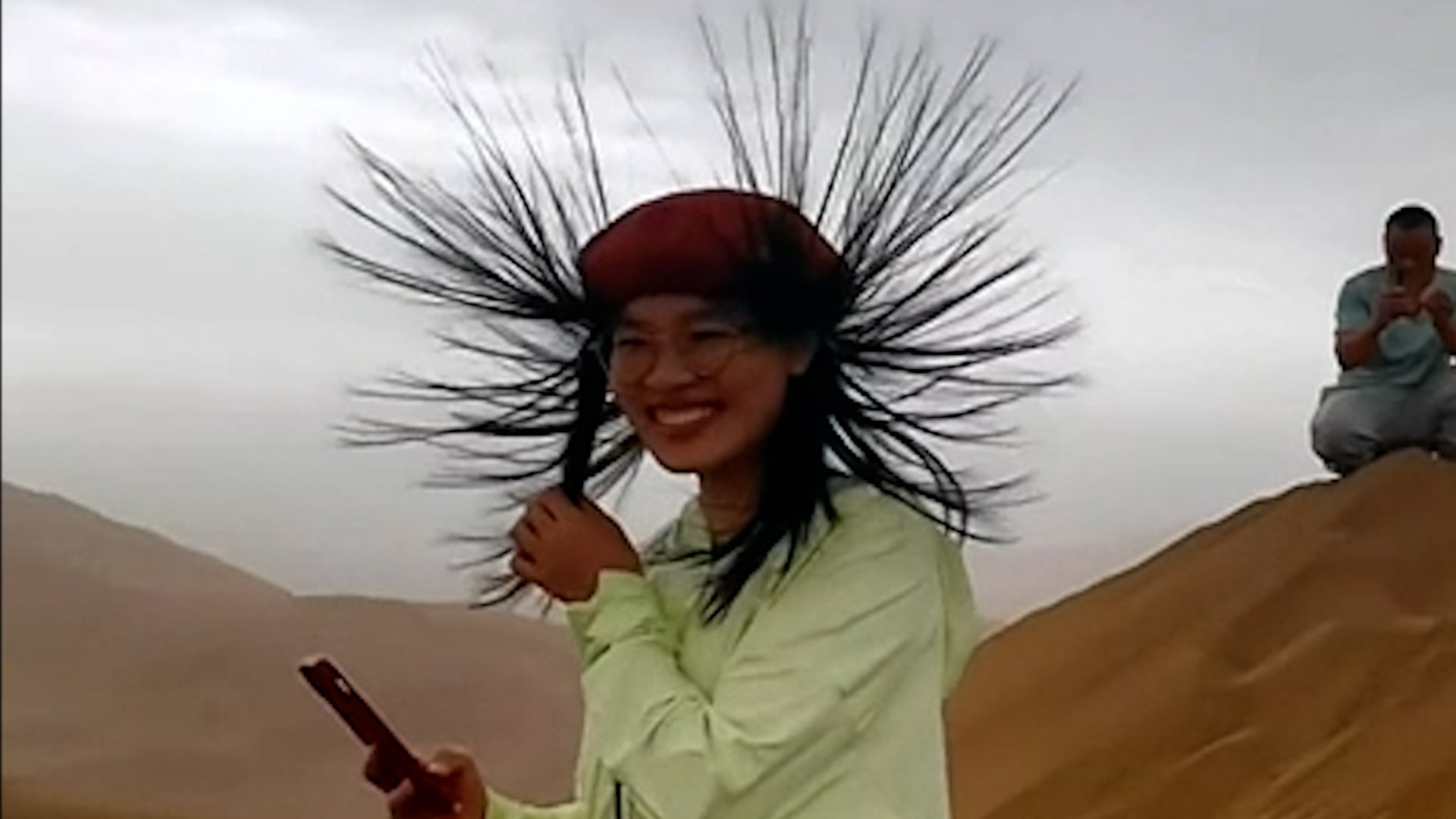 Static Electricity Hair