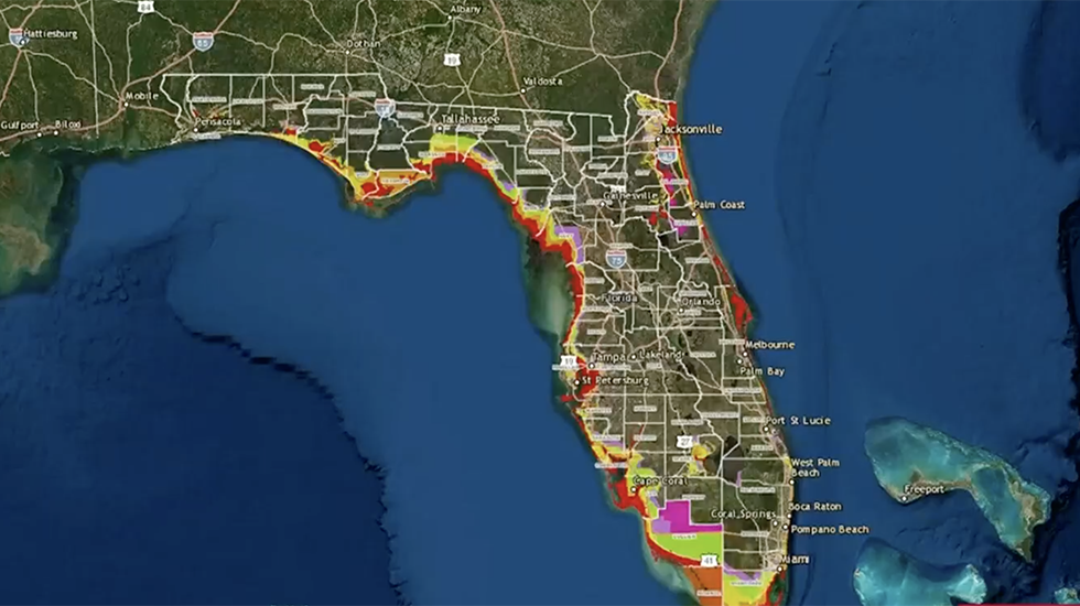 Florida Hurricane Zones Map Interactive: South East Florida In
