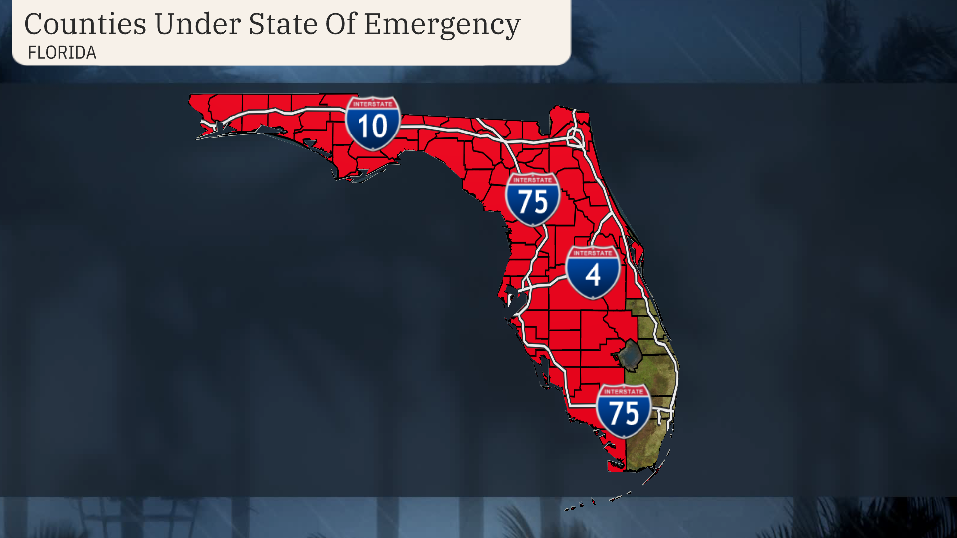Federal Emergency Declared, Evacuations Underway In Florida Ahead Of ...