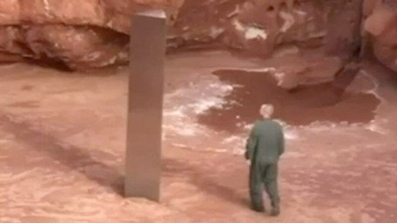 Utah Monolith Is A Weird Surprise In The Desert The New Alien Artefact
