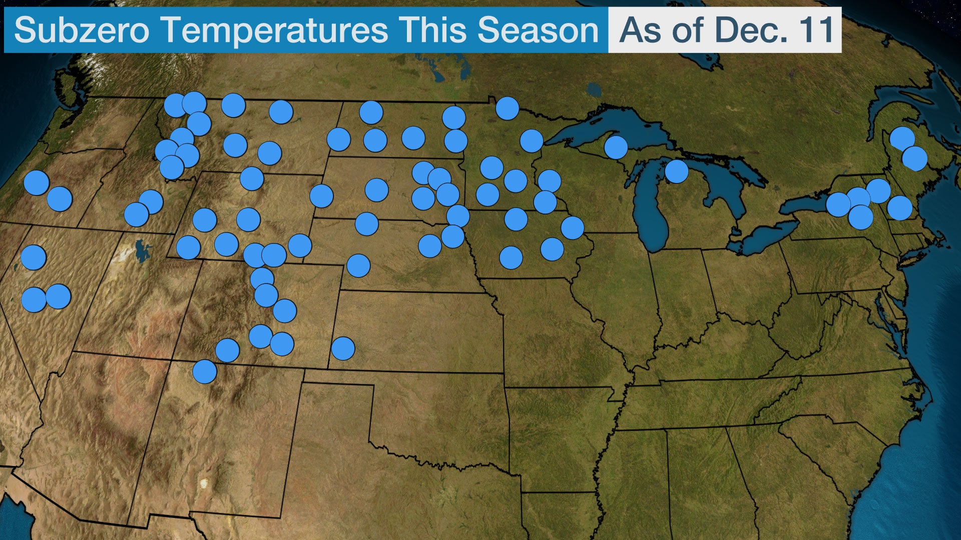 Here's When the First Subzero Temperatures of the Season Usually Arrive ...