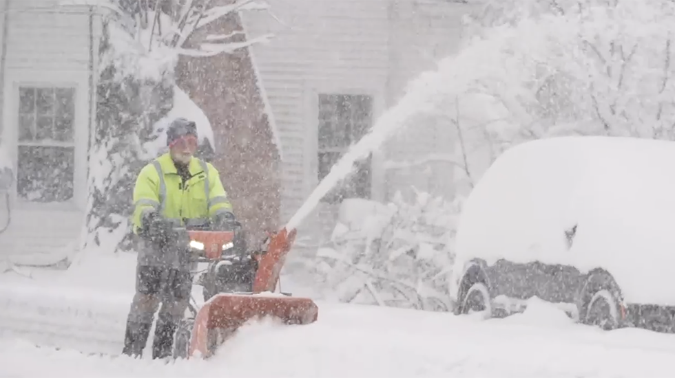 Country Snow Scenes In Vermont Vermont Hit By Heavy Snow Videos From
