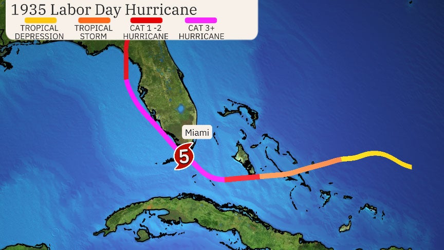The 5 Most Intense US Hurricane Landfalls On Record | Weather.com