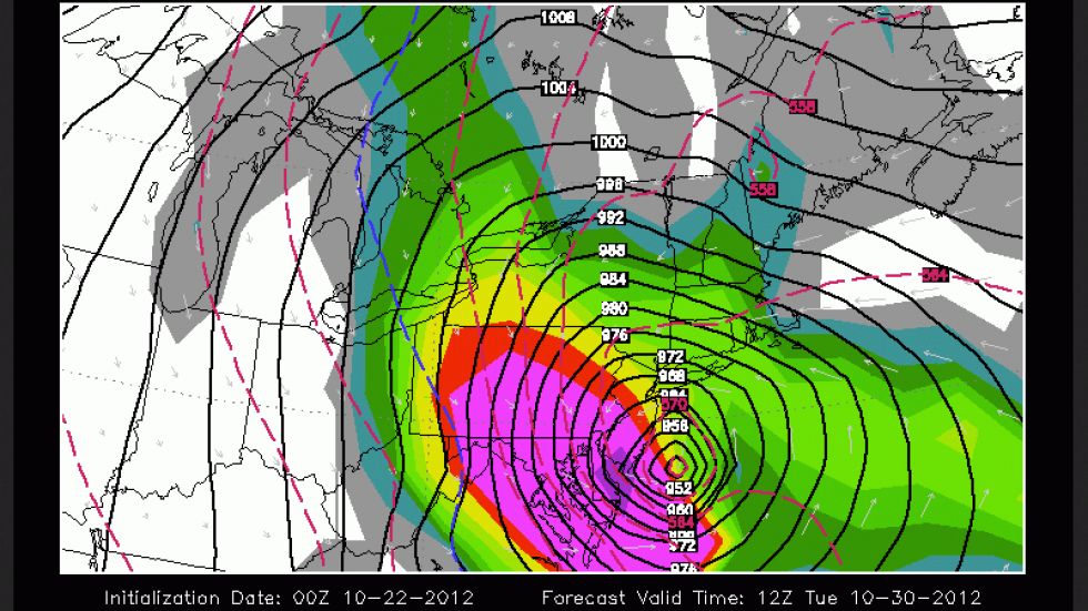 Superstorm Sandy: Triumph of the Forecasting Models | The Weather Channel