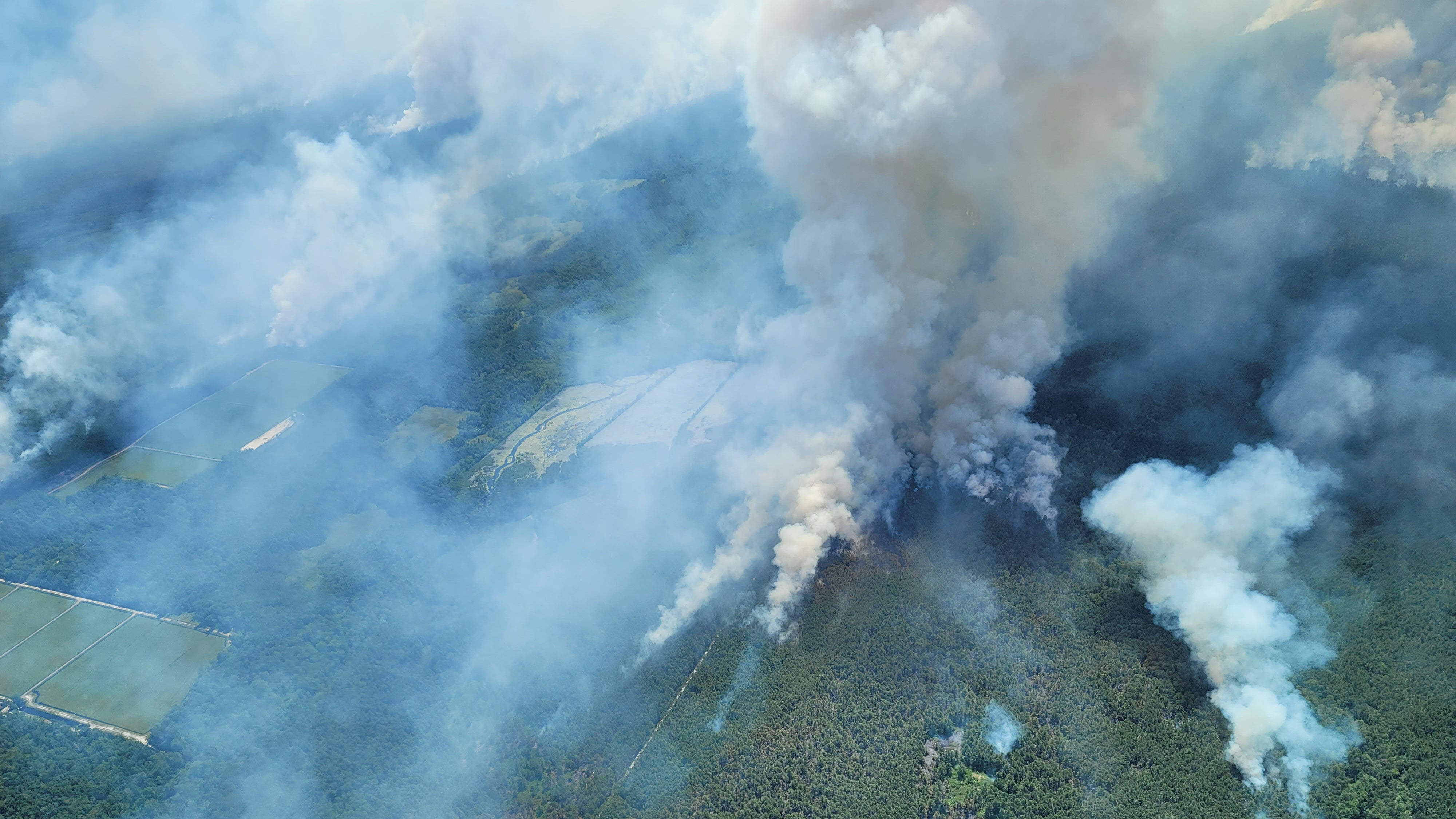 Aerial Photos of New Jersey's Largest Wildfire in 15 Years | The ...