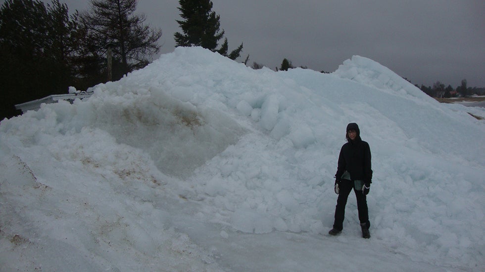 Watch This Ice Shove Ashore From Lake St. Clair, Michigan | The Weather ...