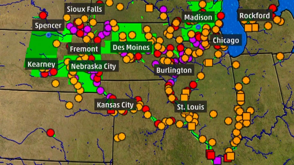 Historic Flooding in Parts of Nebraska, Iowa and South Dakota Due to ...