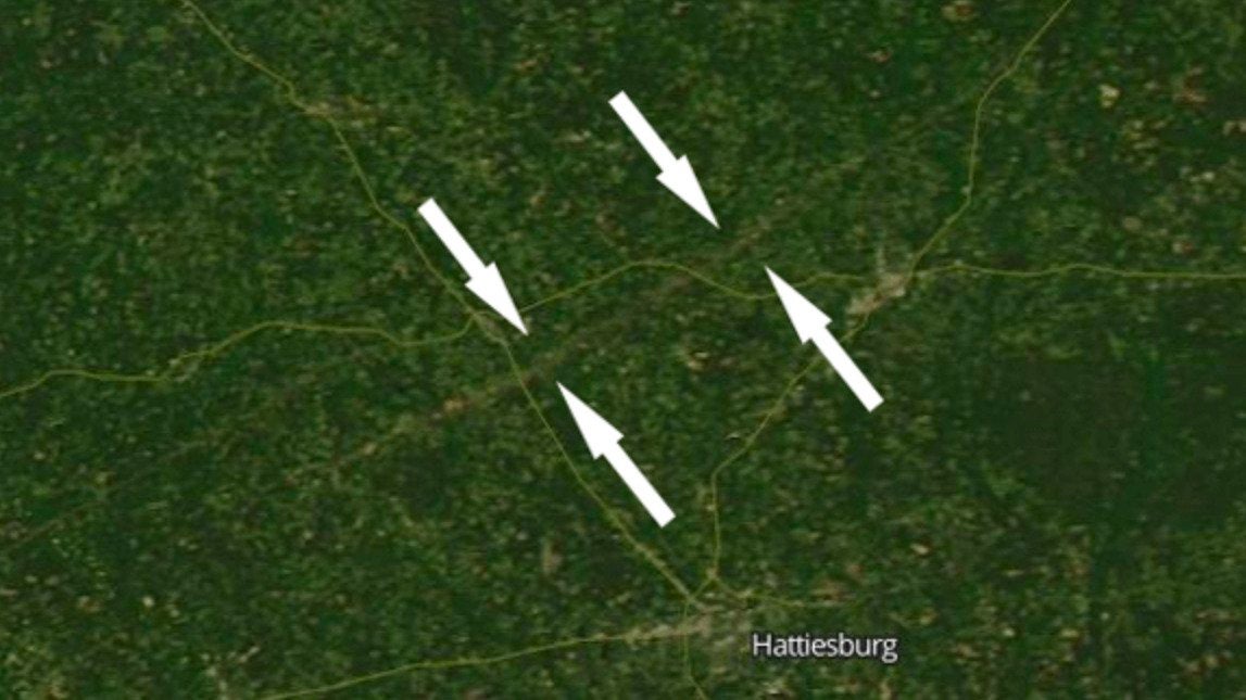 Satellite Images Show the Scar From Long-Track EF4 Mississippi Tornado ...