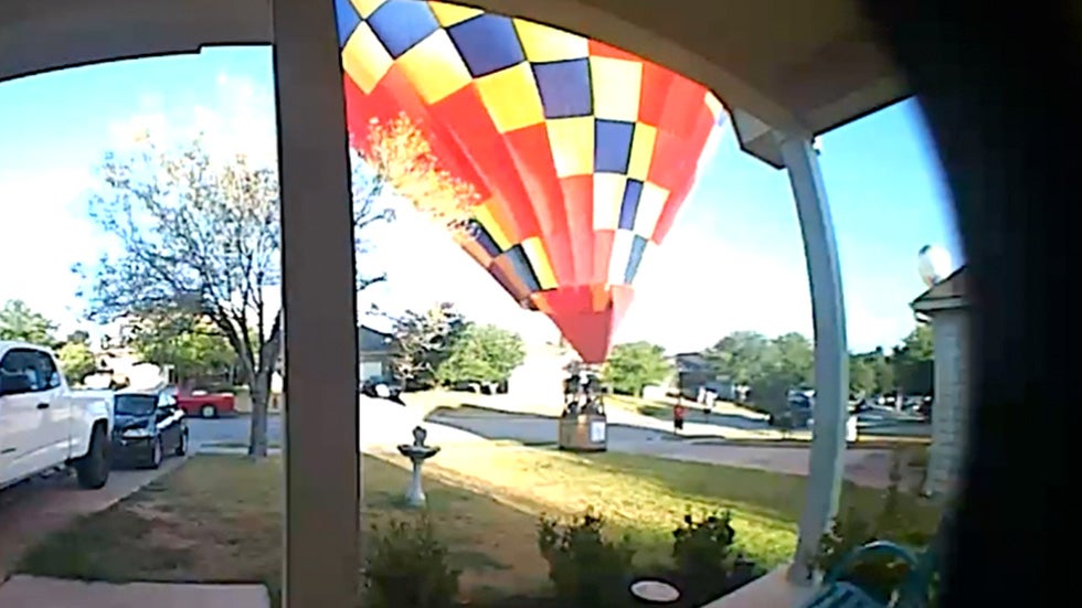 This Hot Air Balloon Landing Was Probably Unplanned | The Weather Channel