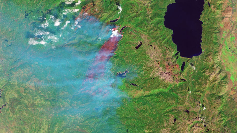 California's King Fire Burn Scar Spotted By NASA | The Weather Channel
