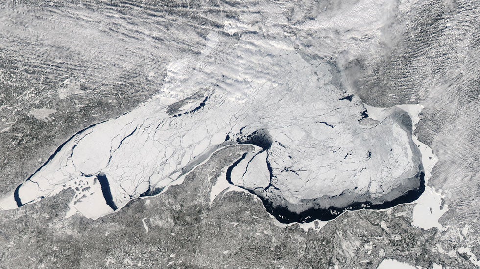 Why Is Great Lakes Ice Nearing a Record High, While Arctic Ice Hits a ...