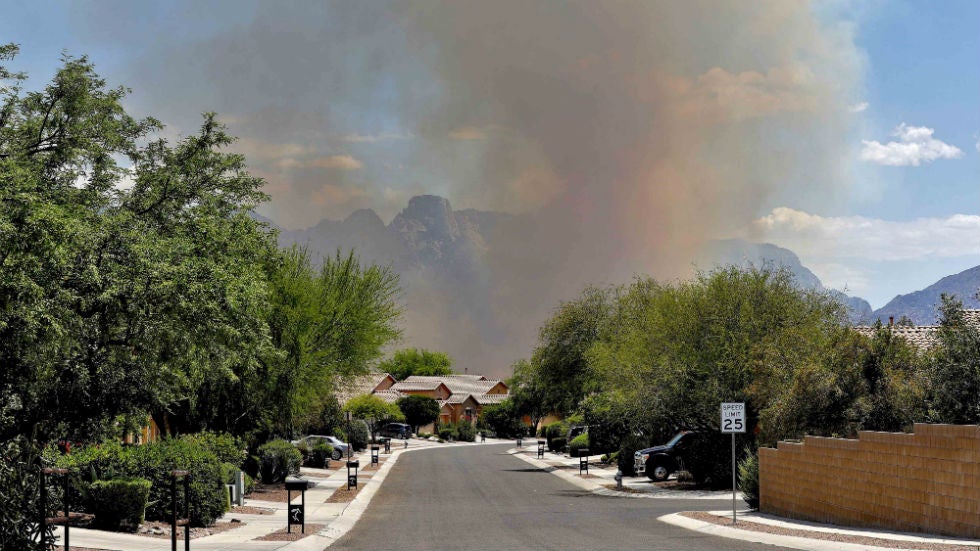 Arizona Wildfire Closes North Rim of Grand Canyon; In Southern Arizona ...
