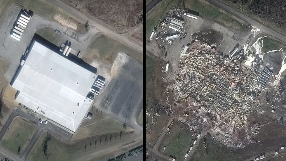 Before-and-after Images Show Scale Of Tornadoes', 51% OFF