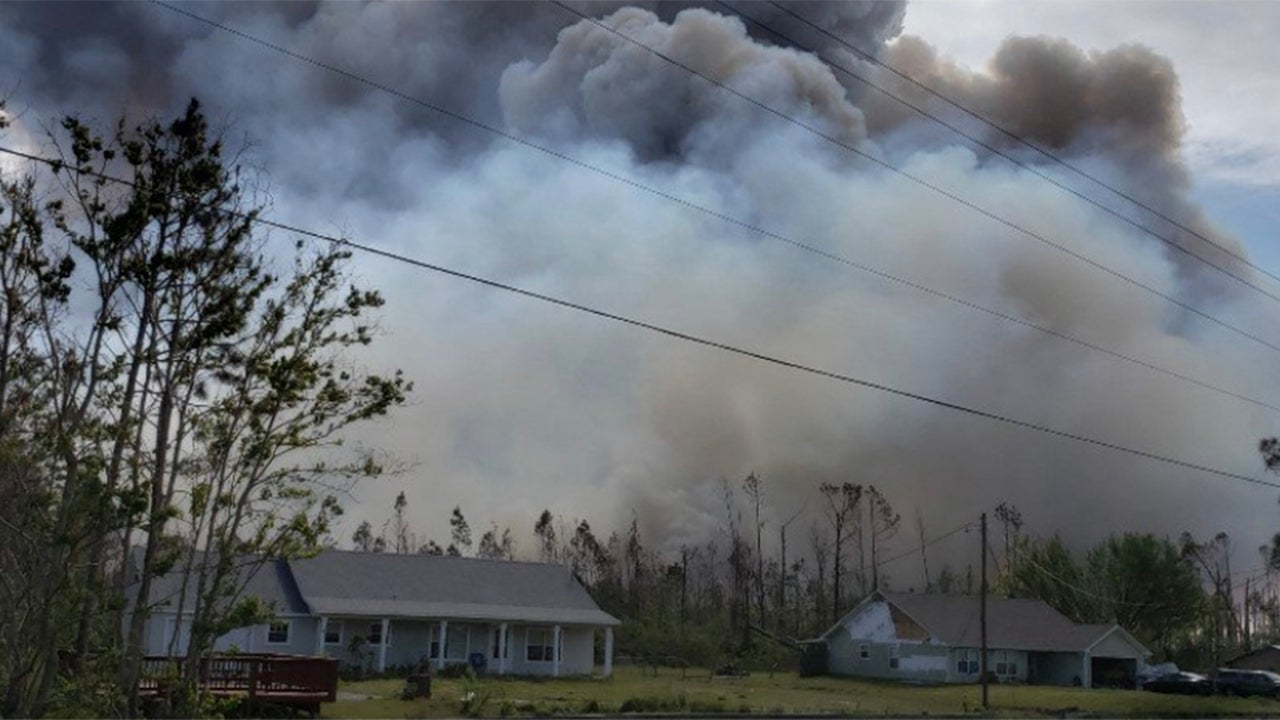 Florida Wildfire Forces Evacuation of 20 Homes; Hurricane Michael ...