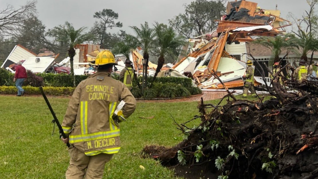Tornado Hits Florida Fox TV Station Near Orlando | Weather.com