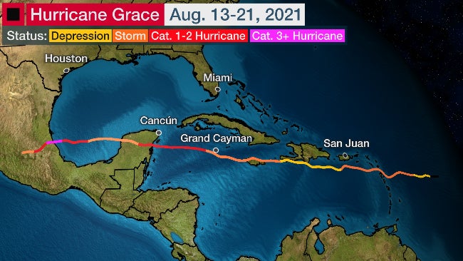 Hurrikan Grace NHC: Grace Expected To Become Hurricane Again Soon
