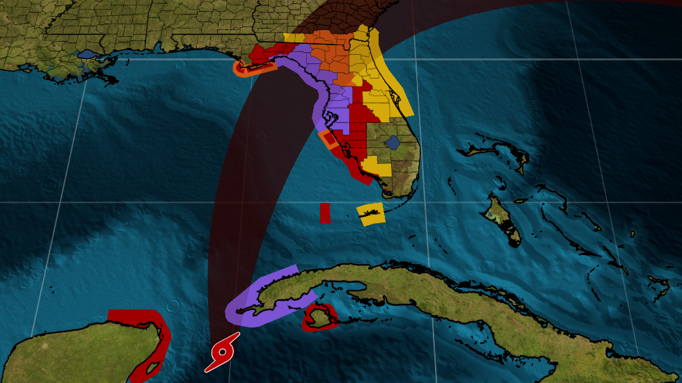 Hurricane Warnings Issued In Florida Ahead Of Idalia - Videos from The ...