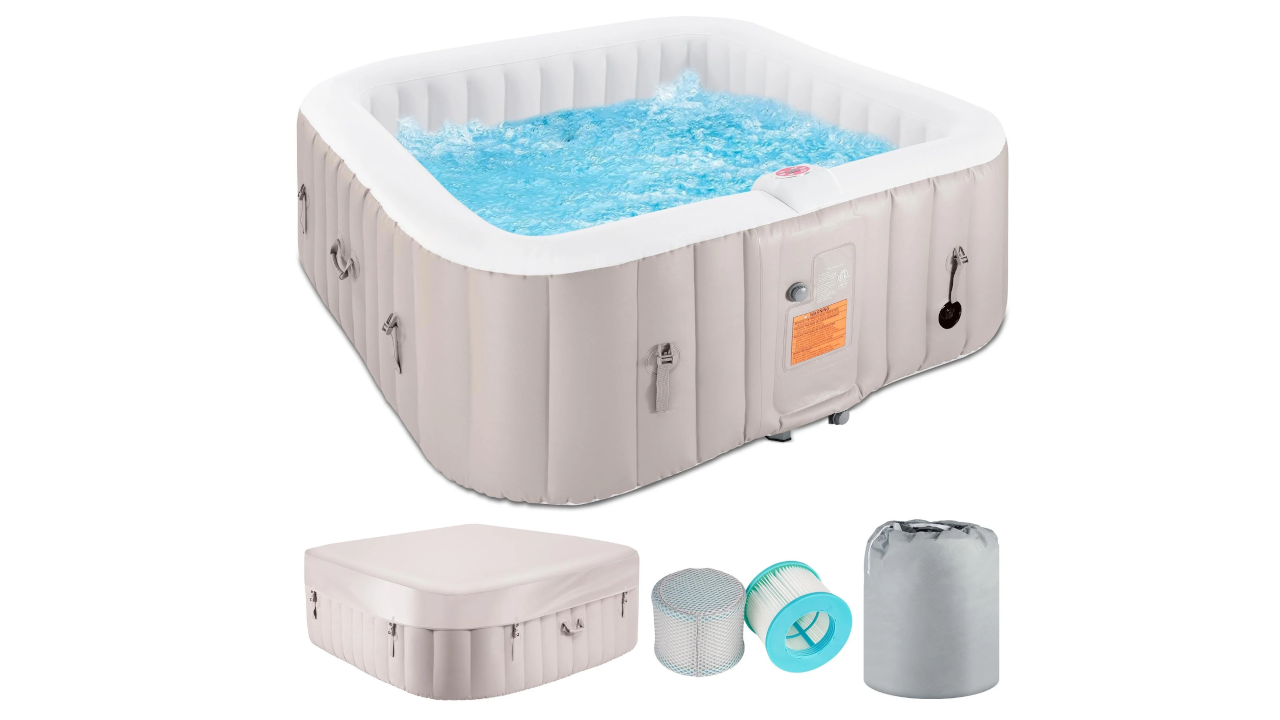 Intex Hot Tub At Walmart Bestway Miami 4 Person AirJet Hot Tub With 4