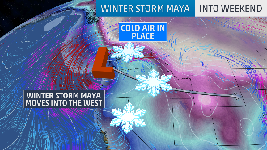Winter Storm Maya to Bring Heavy Snow to the Northwest, Including ...