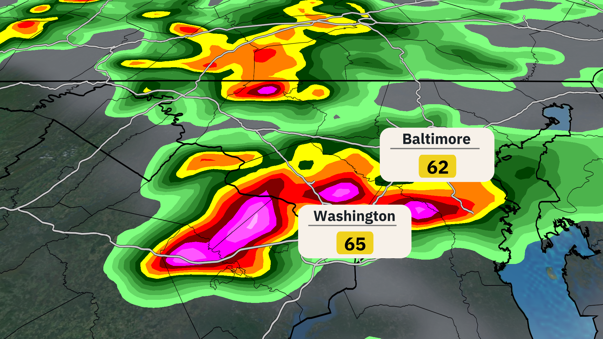 Storms To Drop Temperatures In Baltimore, DC - Videos from The Weather ...