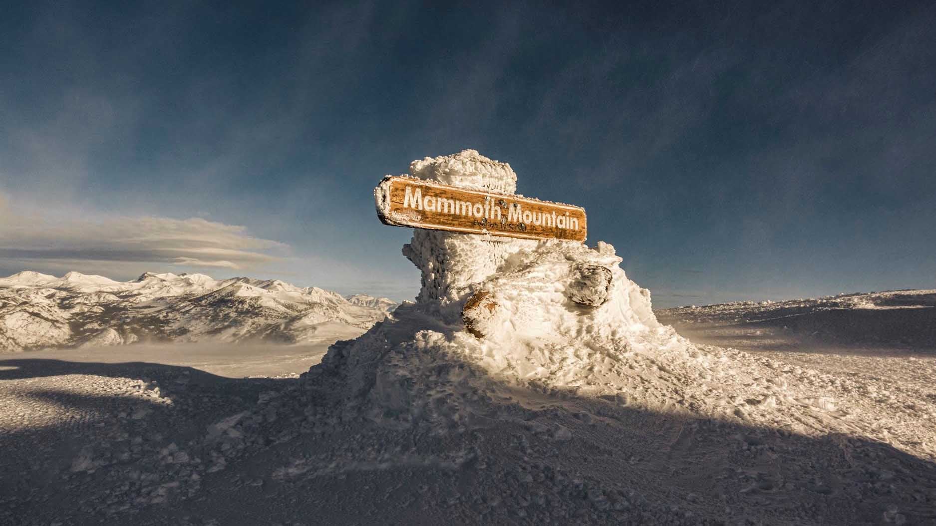 Iconic Mammoth Mountain Sign, Witness to Two Decades of Extreme Weather ...