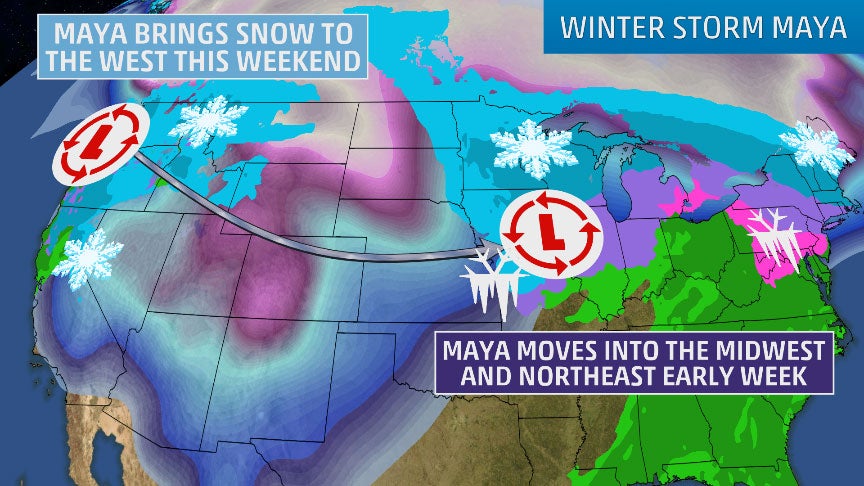 Winter Storm Maya Is Bringing Snow to the Northwest, Including Seattle ...