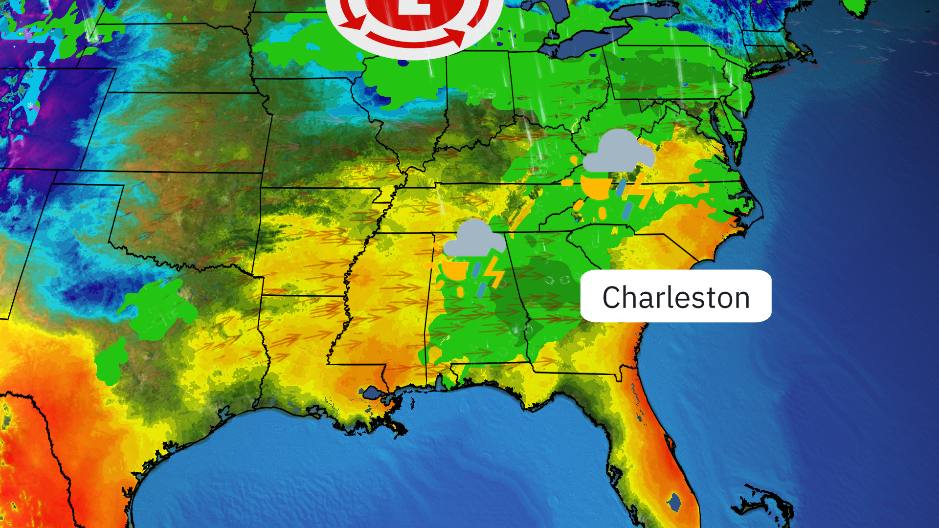 When Storms Will Drop Temperatures In Charleston - Videos from The ...