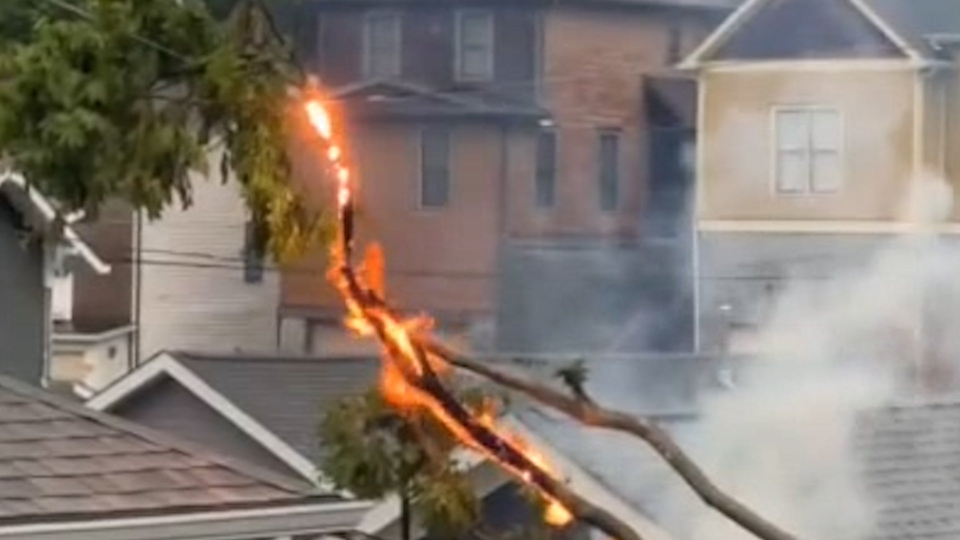 Watch: Fire Zips Across Power Line In Nashville Storms - Videos from ...