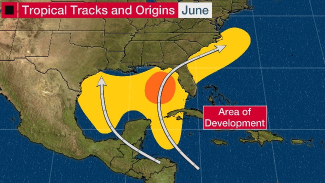 What the Most Active Atlantic Hurricane Seasons Have Delivered in June ...