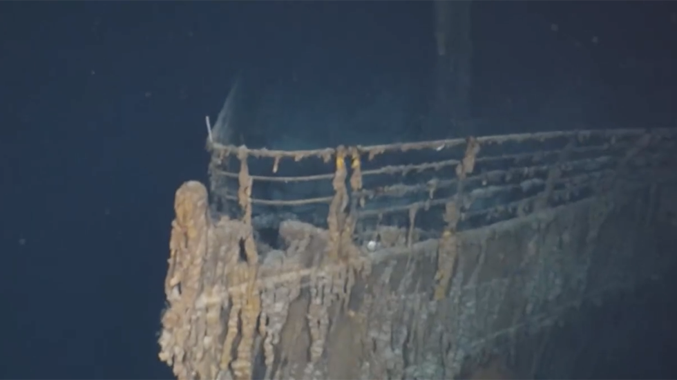 Titanic Grand Staircase Clock Wreck