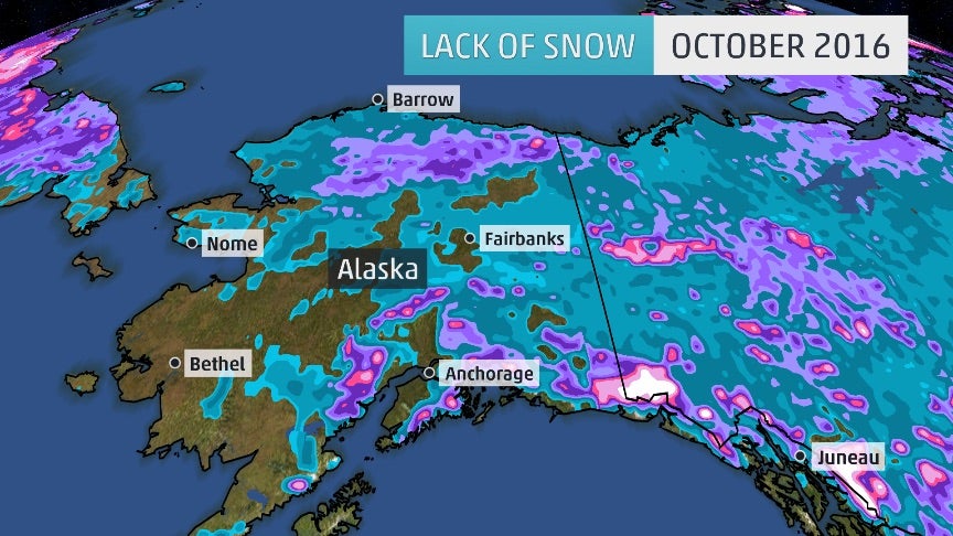 Alaska's Off-the-Chart Warmth Accompanied By Lack of Snow | The Weather ...