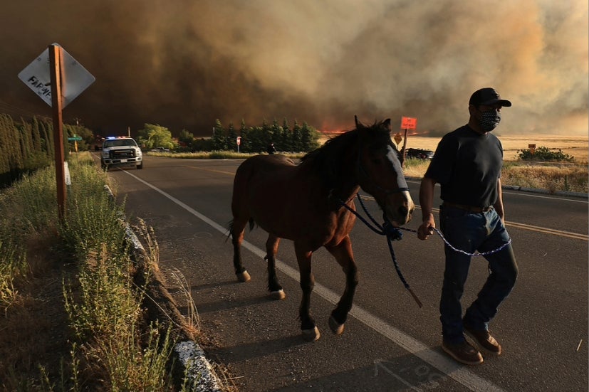 Corral Fire Forces Evacuations Near San Francisco Bay Area | Weather.com