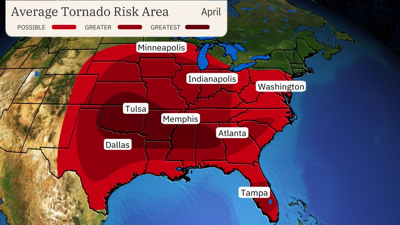 Most Active Three Months For Tornadoes In The US Starts In April | Weather Underground