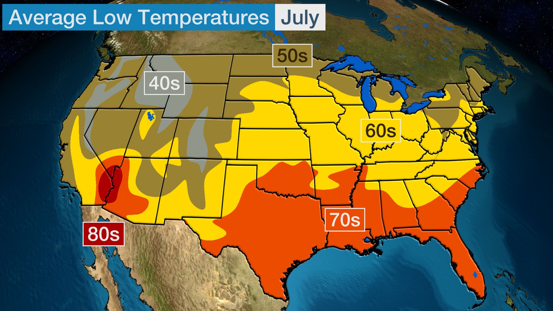July Temperature Outlook Has Trended Hotter In Parts Of West, Milder In ...