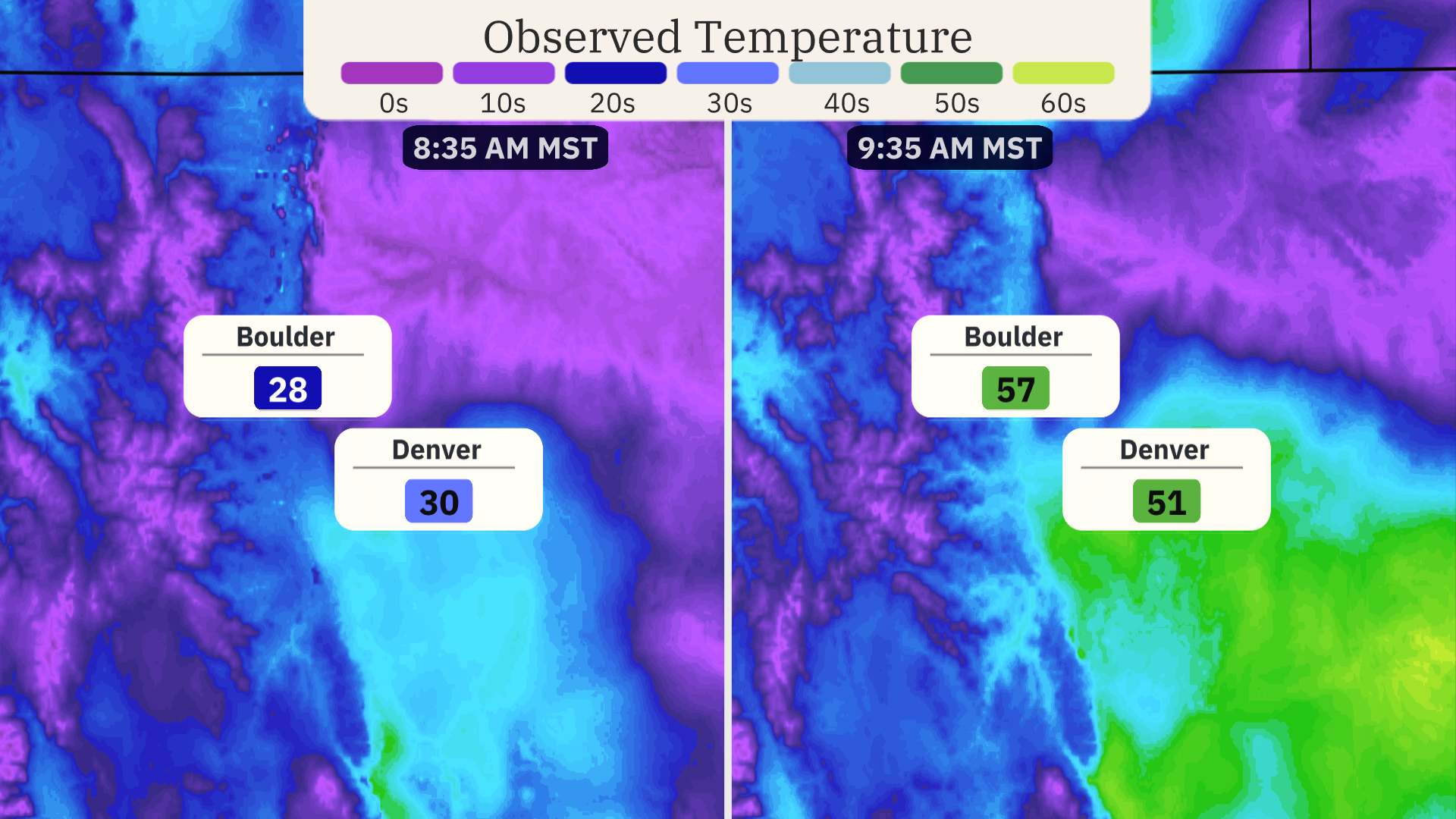 Boulder: How Chinook Winds Caused A 30 Degree Jump | Weather.com