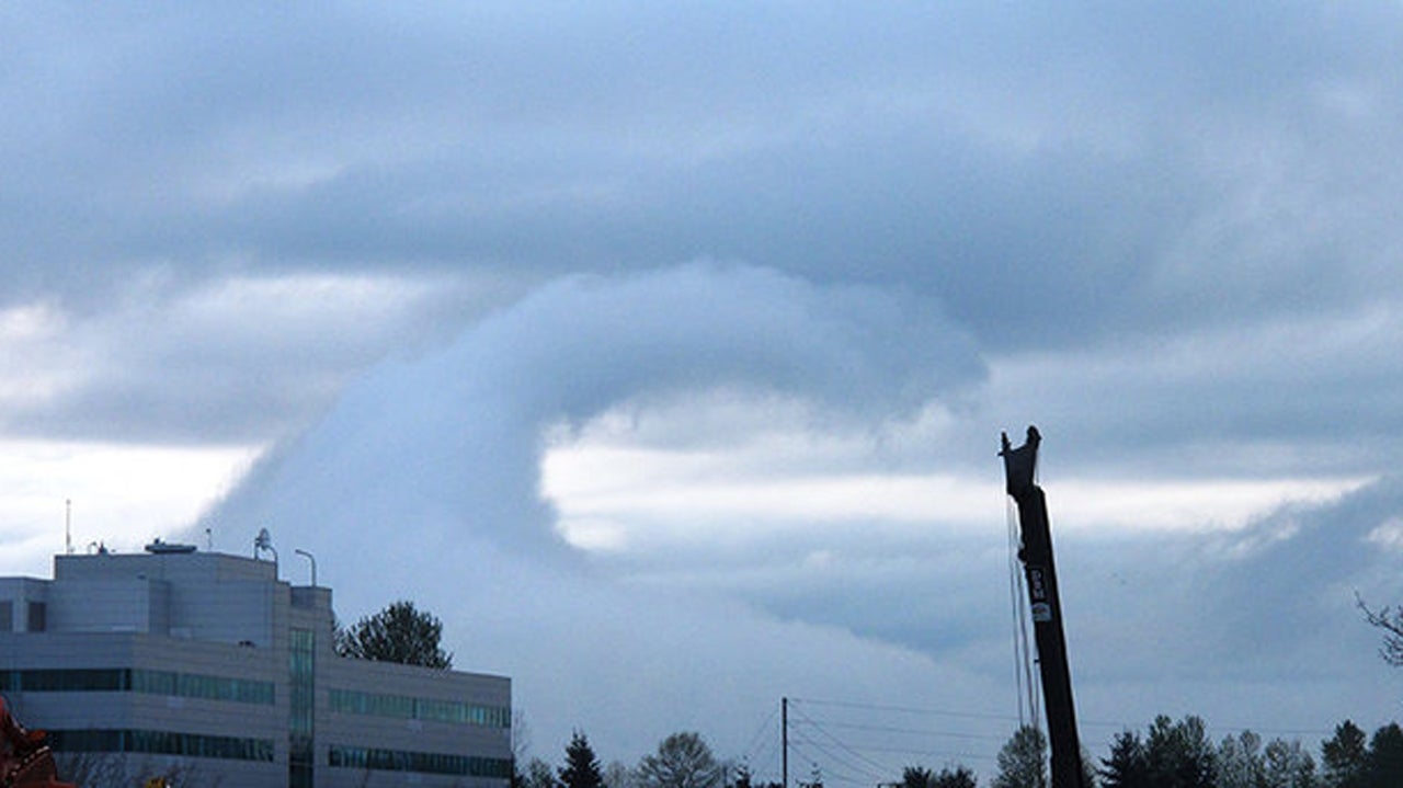 Kelvin Helmholtz Clouds Rare Wave Clouds Captured In North Yorkshire