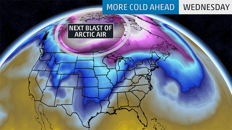 January's Bitterly Cold Finish Continues as Another Round of Arctic Air ...