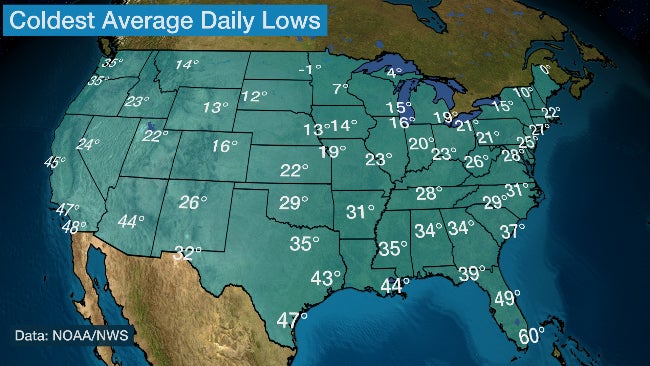 Think It's Cold? Here's How Cold It Can Get in The Coldest Time of the ...