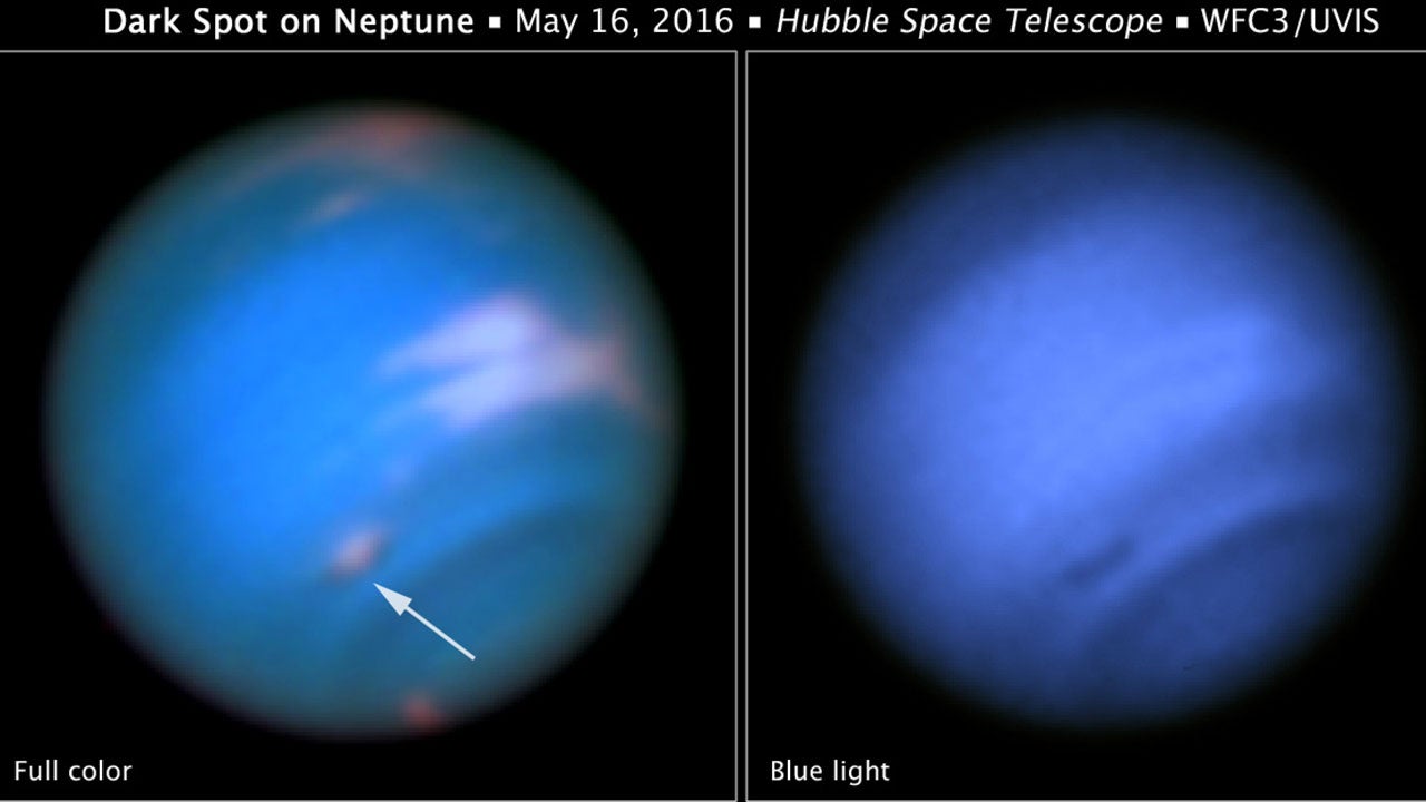 Neptune's Huge Dark Vortex Seen by NASA For First Time This Century ...