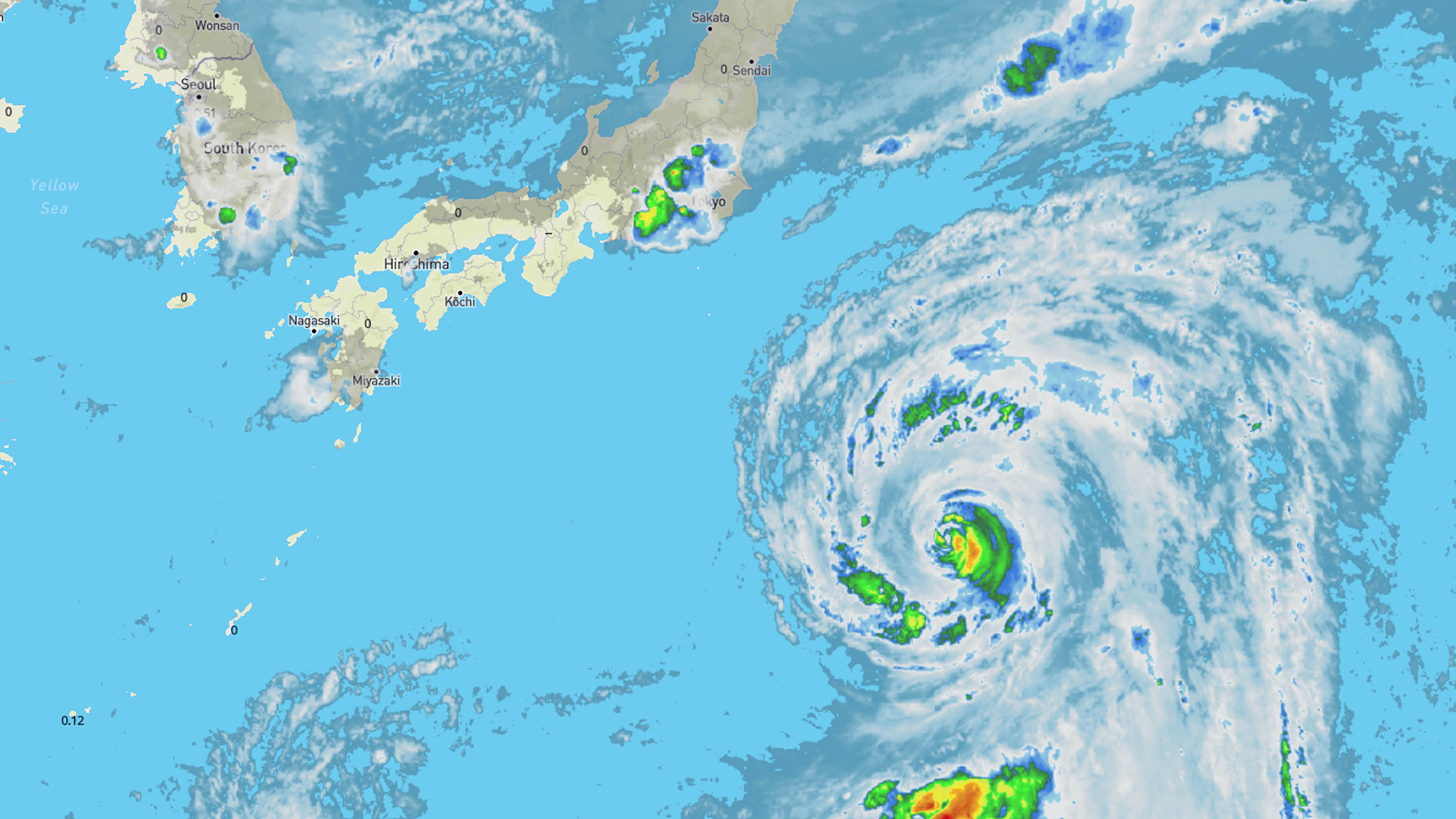 Taifun Shanshan nähert sich Japan | Weather.com