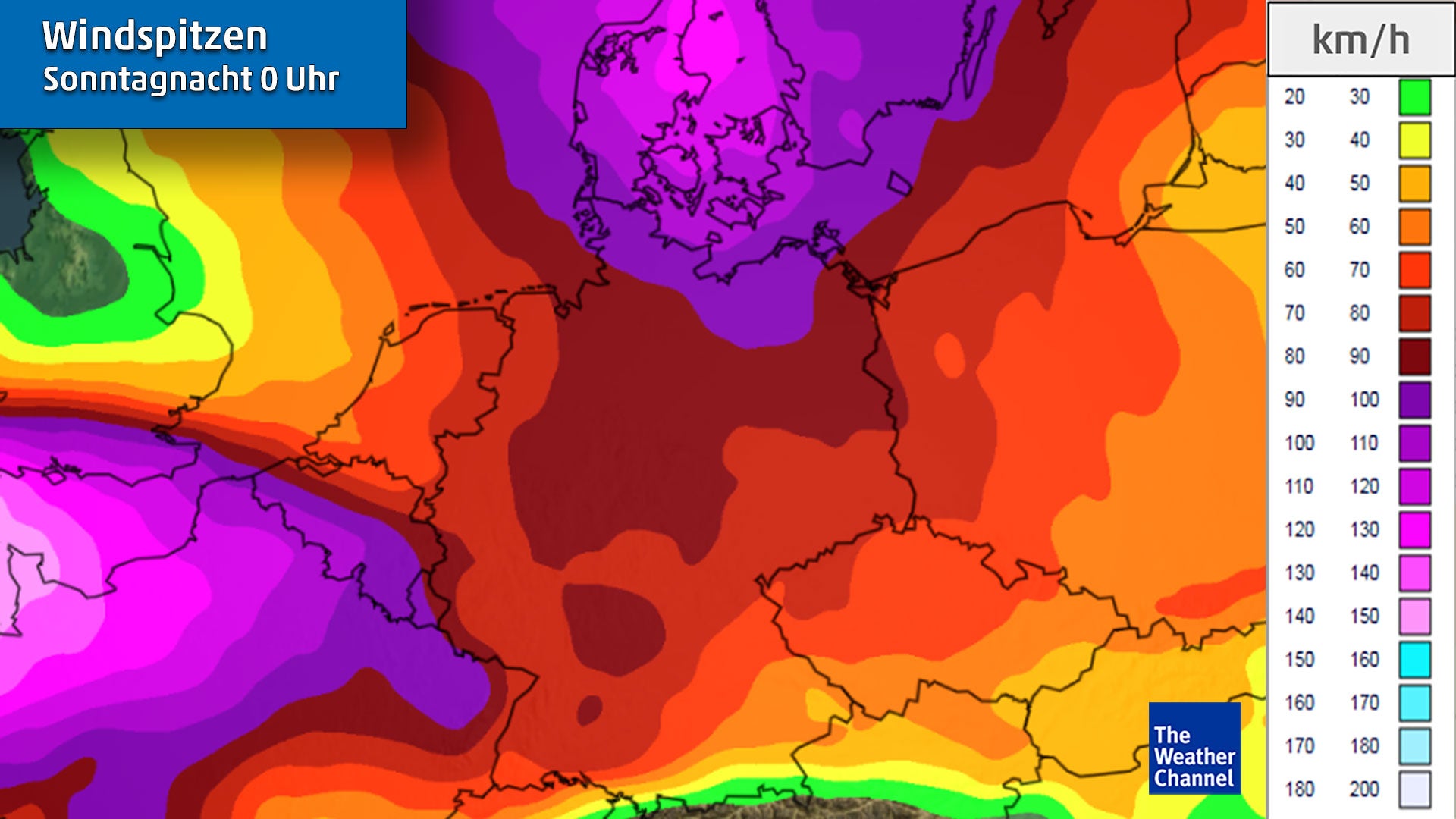 Alarmstufe Rot droht: Orkanböen bis zu 120 km/h lösen Wintereinbruch aus | The Weather Channel